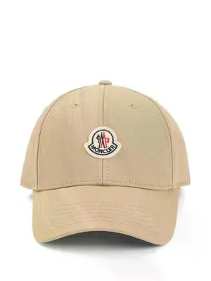 Moncler Logo Patch Baseball Cap - Neutrals