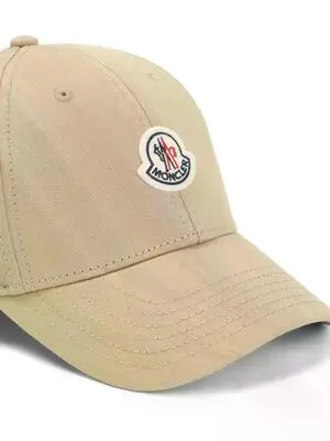 Moncler Logo Patch Baseball Cap - Neutrals