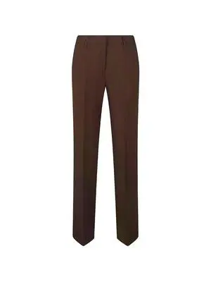 Ermanno Scervino Pleated Tailored Trousers - Brown