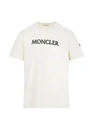 Moncler Logo T-shirt - Neutrals