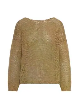 ROBERTO COLLINA Open-knit Sweater - Neutrals