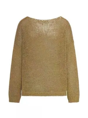 ROBERTO COLLINA Open-knit Sweater - Neutrals