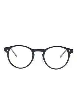 Dunhill Round-frame Glasses - Blue