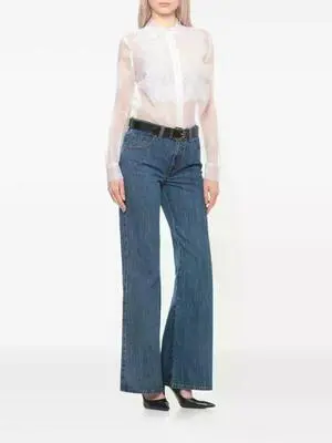 P.a.r.o.s.h Floral Lace Shirt
