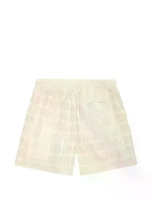LES DEUX Drawstring Open-work Deck Shorts