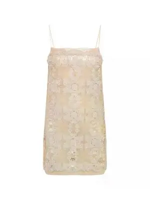 Ermanno Scervino Square Neck Cocktail Dresses
