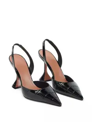 Amina Muaddi Point Slingback Mules