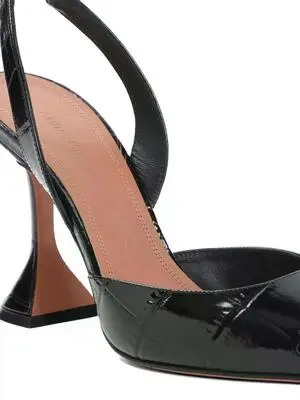 Amina Muaddi Point Slingback Mules