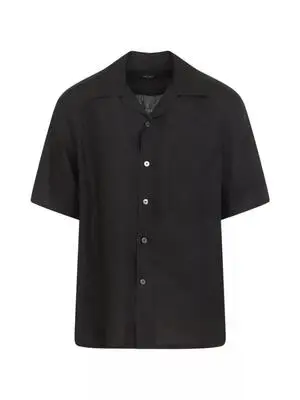 Zegna Pocket Short-sleeve Shirt - Black
