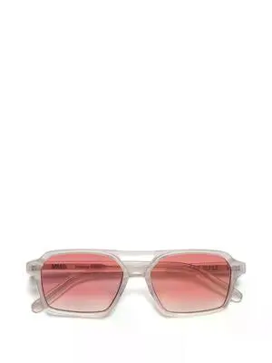MAISON MARGIELA Geometric-frame Sunglasses - White