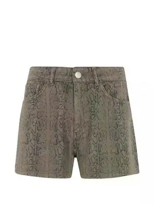 Federica Tosi Graphic-print Shorts - Neutrals
