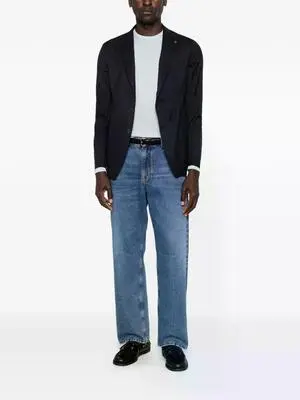 Tagliatore Two-button Patch-pocket Blazer - Blue