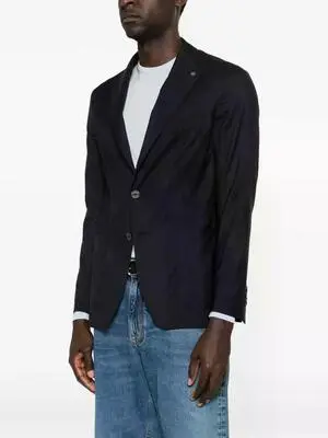 Tagliatore Two-button Patch-pocket Blazer - Blue
