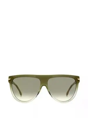 Victoria Beckham Pilot-frame Sunglasses - Green