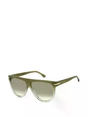 Victoria Beckham Pilot-frame Sunglasses - Green