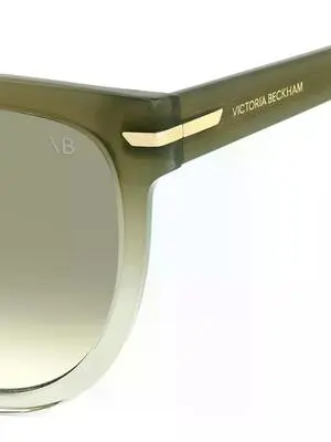 Victoria Beckham Pilot-frame Sunglasses - Green