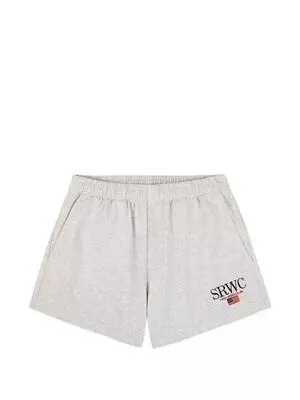 SPORTY & RICH Elasticated Pocket Shorts - Grey