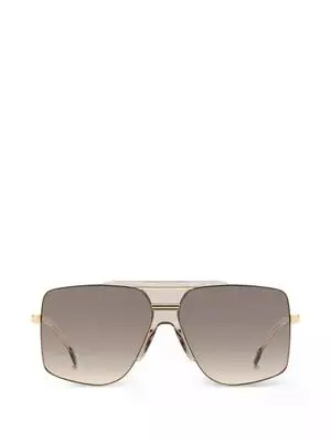 Victoria Beckham Pilot Frame Sunglasses - Gold