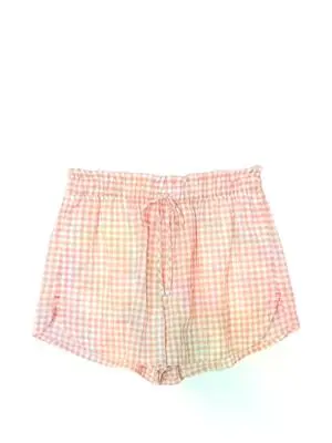 Xirena Gingham-print Shorts - Pink