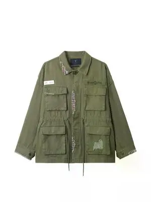 FIVE CM Patchwork Jacket - Green
