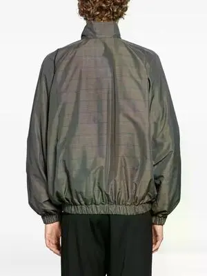 Balenciaga Plaid Logo Jacket