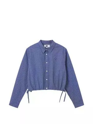 CHOCOOLATE Check-pattern Cotton Shirt - Blue
