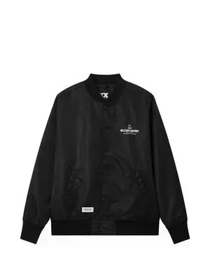 FINGERCROXX Print-detail Bomber Jacket - Black