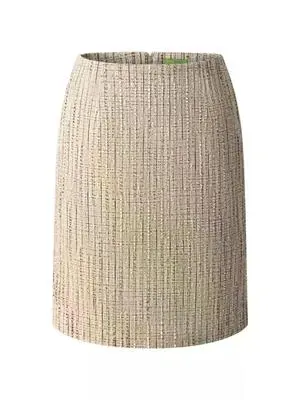 Shanghai Tang Textured Skirt - Neutrals
