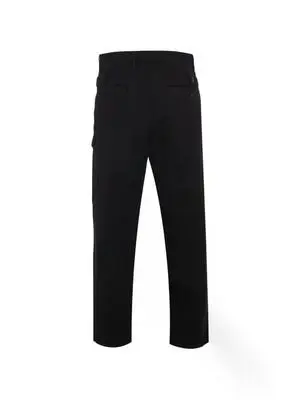 C.P. COMPANY Cotton Cargo Trousers - Black