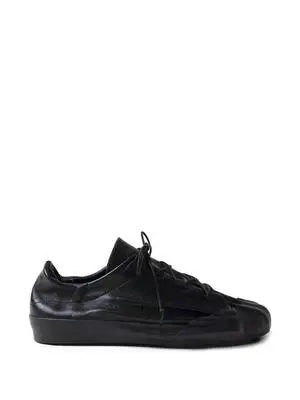 SPRINGA Low-top Leather Sneakers - Black