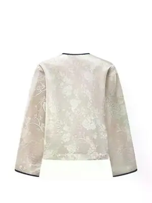 Shanghai Tang Floral Knot Pyjama Set - Neutrals