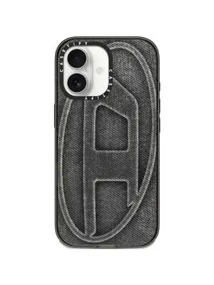 DIESEL X Casetify Denim-effect Iphone 17 Case - Black
