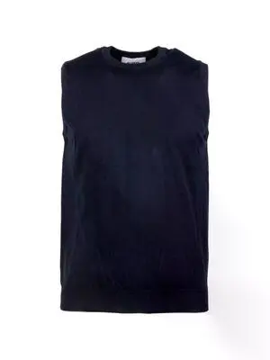 Alpha Studio Crew-neck Sleeveless Vest
