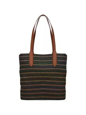 V°73 Striped Shoulder Bag