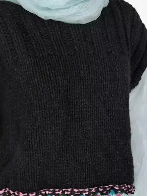 VOYAGE ET CIE Ribbed Sweatshirt