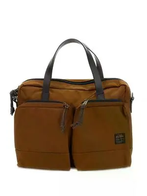 Filson Flap Strap Cotton Twill Shoulder Bag - Brown
