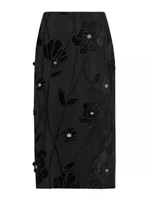 MILLY Rory Midi Skirt