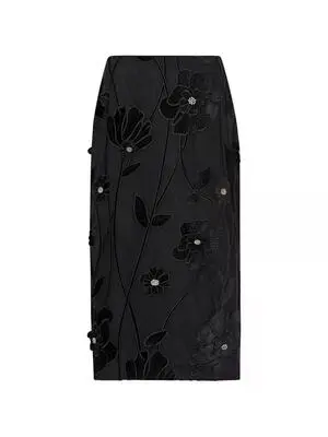 MILLY Rory Midi Skirt