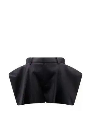 Sacai Pinstripe Flared Shorts