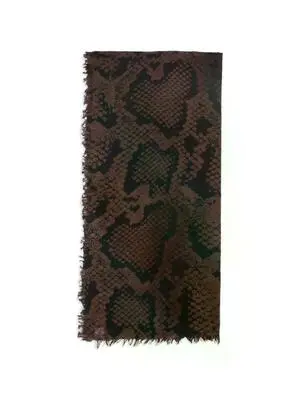 Faliero Sarti Fringed Scarf - Black
