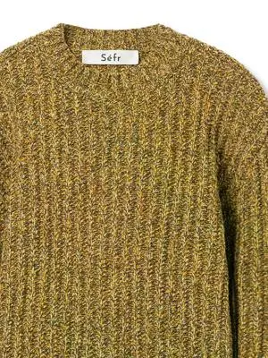 Séfr Makaya Textured Sweater - Green