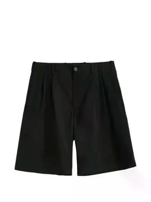 Our Legacy Ponte Pleated Shorts - Black