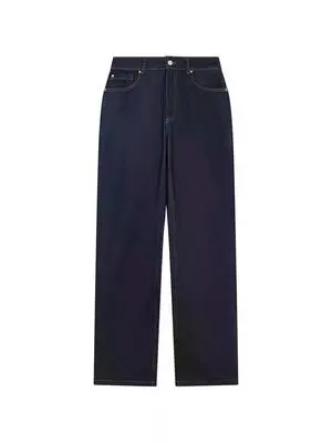 Bonpoint Pocketed Straight-leg Jeans - Blue