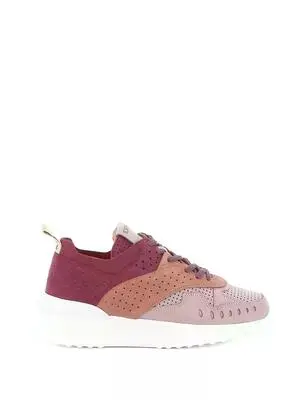 TOD'S Perforated Lace-up Sneakers - Pink