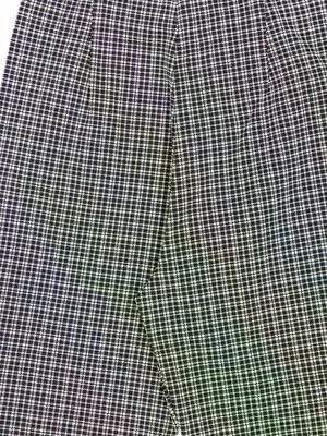 Theory Checkered Flared Trousers