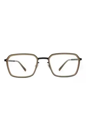 Mykita Geometric-frame Glasses - Brown