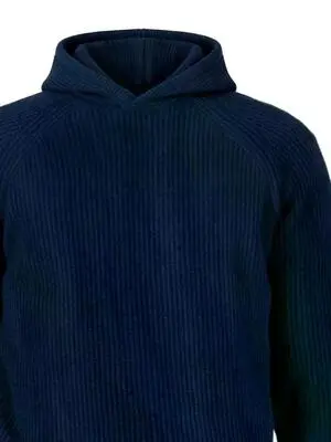 MC2 SAINT BARTH Malcom Ribbed Long-sleeve Hoodie