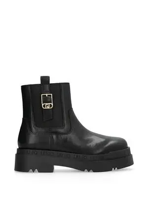Liu Jo Buckled Platform Boots - Black