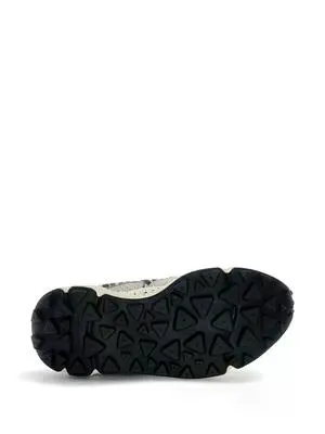FLOWER MOUNTAIN Yamano 3 Uni Zebra-print Sneakers - Neutrals