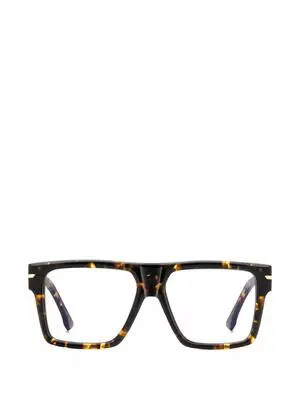 Victoria Beckham Square-frame Glasses - Brown